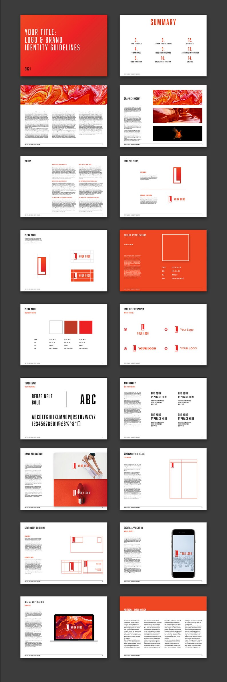Brand Identity Guidelines A4+US - Etsy