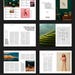 Minimalist Magazine Layout Template | Magazine Brochure Layout ...