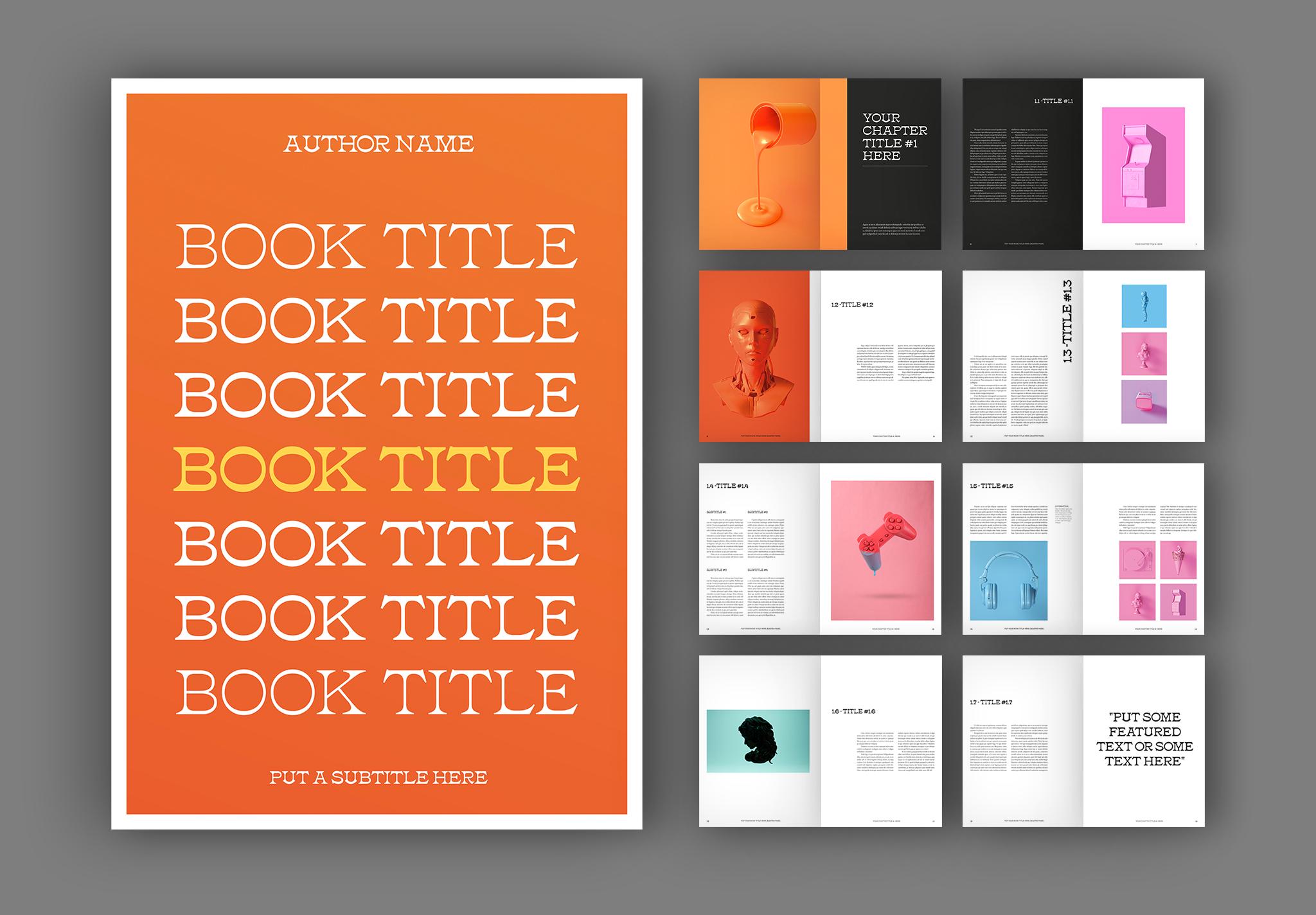 Simple Book Layout | Print Template | Indesign Template | Photography ...