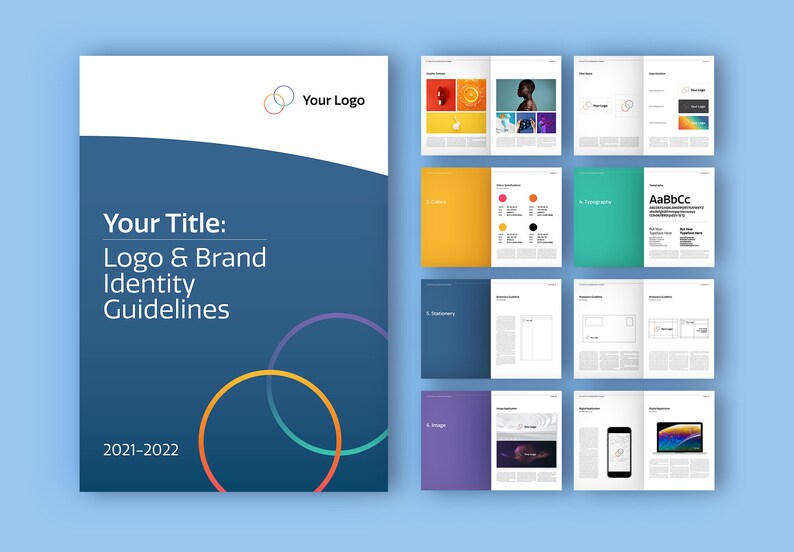 Brand Identity Guidelines Template | Manual Norm | Brand Style Guide ...