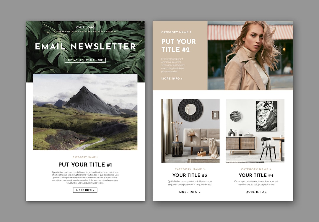 Email Newsletter Layout Template Email Marketing Digital Marketing ...