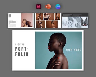 Digital Portfolio Layout | Digital Presentation | Digital Slideshow ...