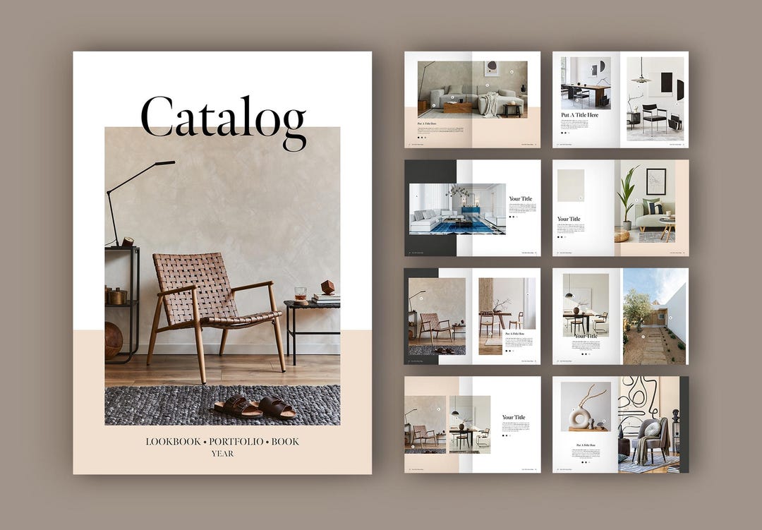 Catalog Brochure Template | Lookbook Layout | Book Layout | Wholesale ...