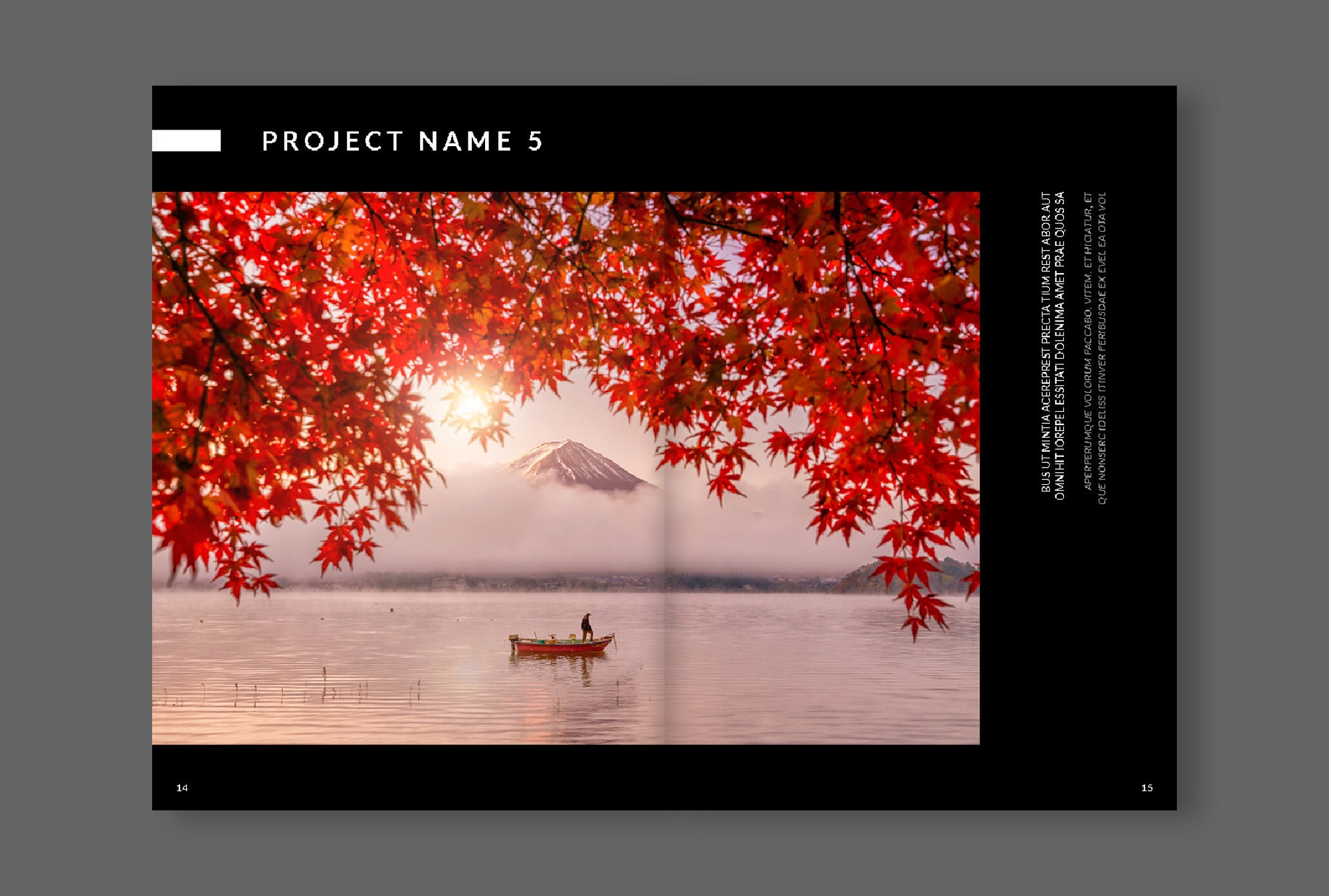 Minimalist Portfolio Layout Photo Album Book Template - Etsy