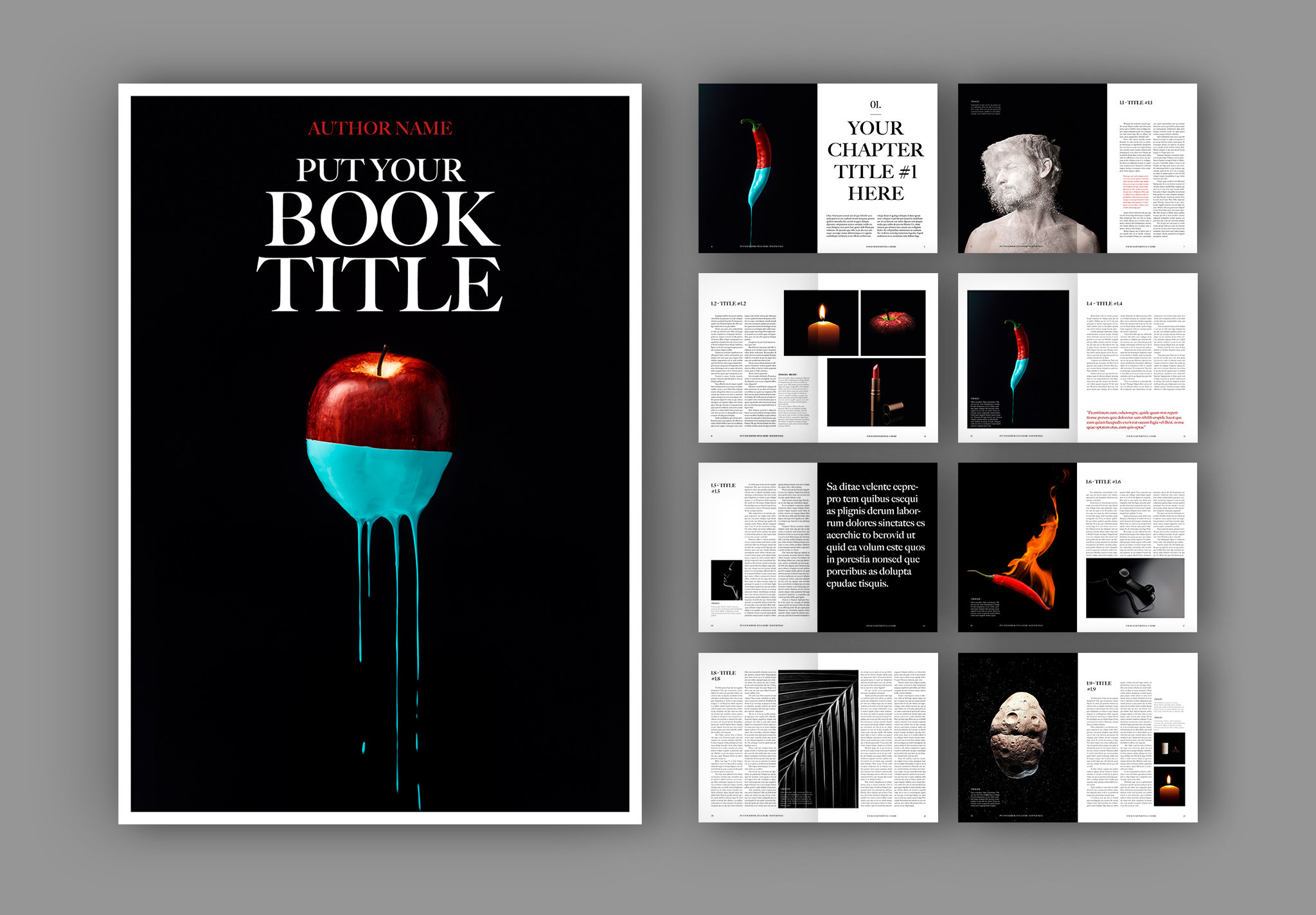 Reading Book Layout Narrative Book Layout Colorful Book Layout Print ...