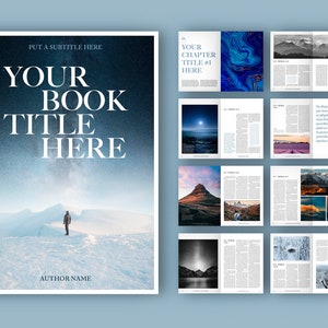 Print Book Layout | Universal Book Layout | Reading Book Layout ...