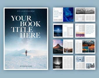 Narrative Book Layout Reading Book Layout Universal Book Layout Print ...