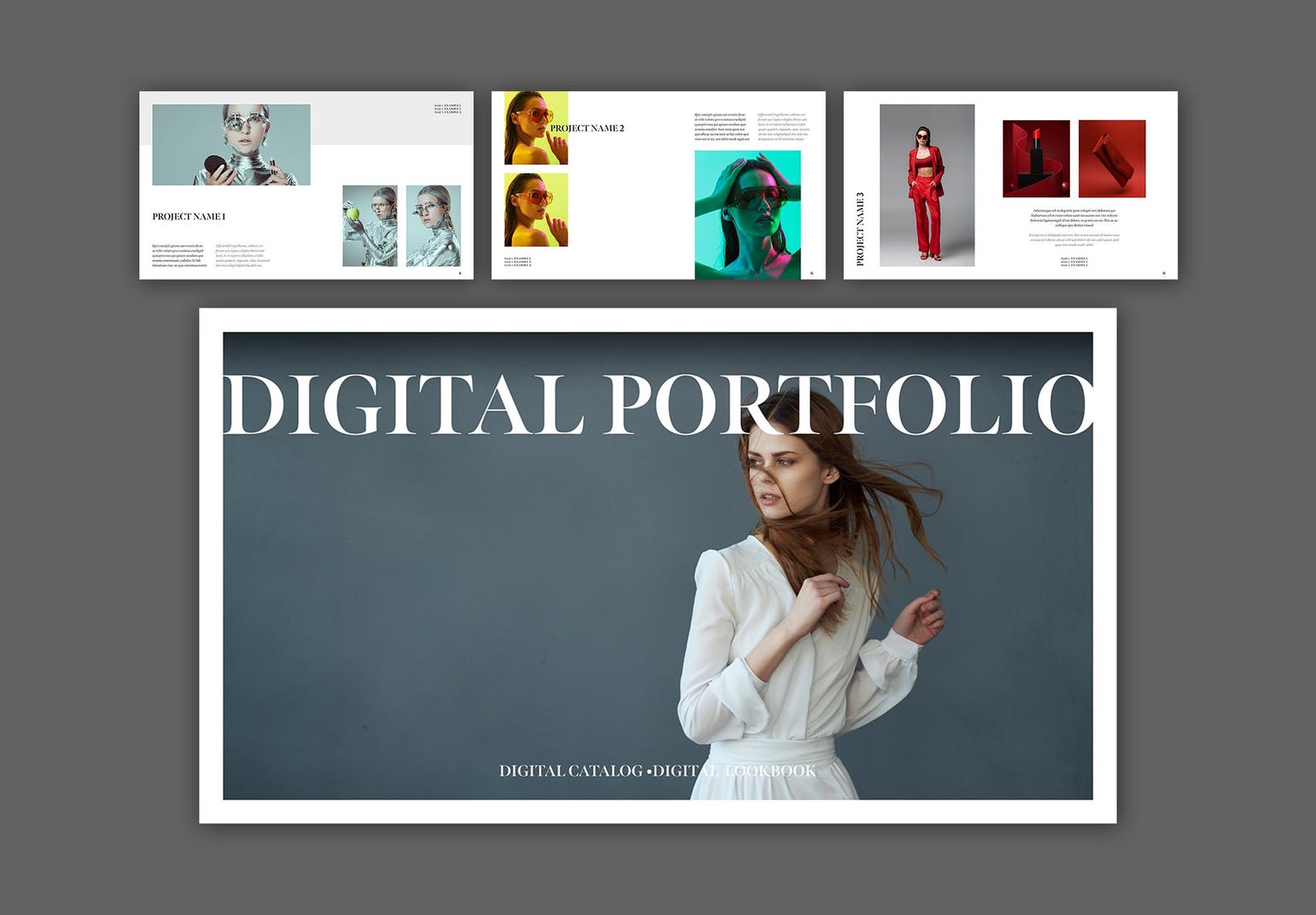 Digital Portfolio Layout | Digital Presentation | Digital Slideshow ...
