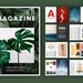 Colorful Magazine Layout Template | Magazine Brochure Layout | Print ...