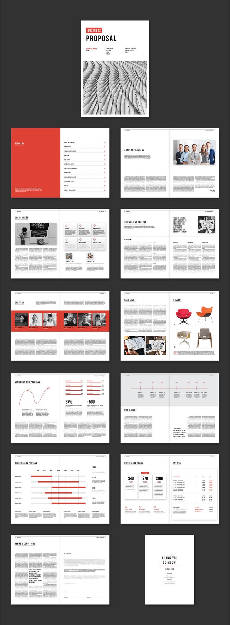 Proposal Brochure Layout | Multipurpose Proposal Layout | Project Book ...