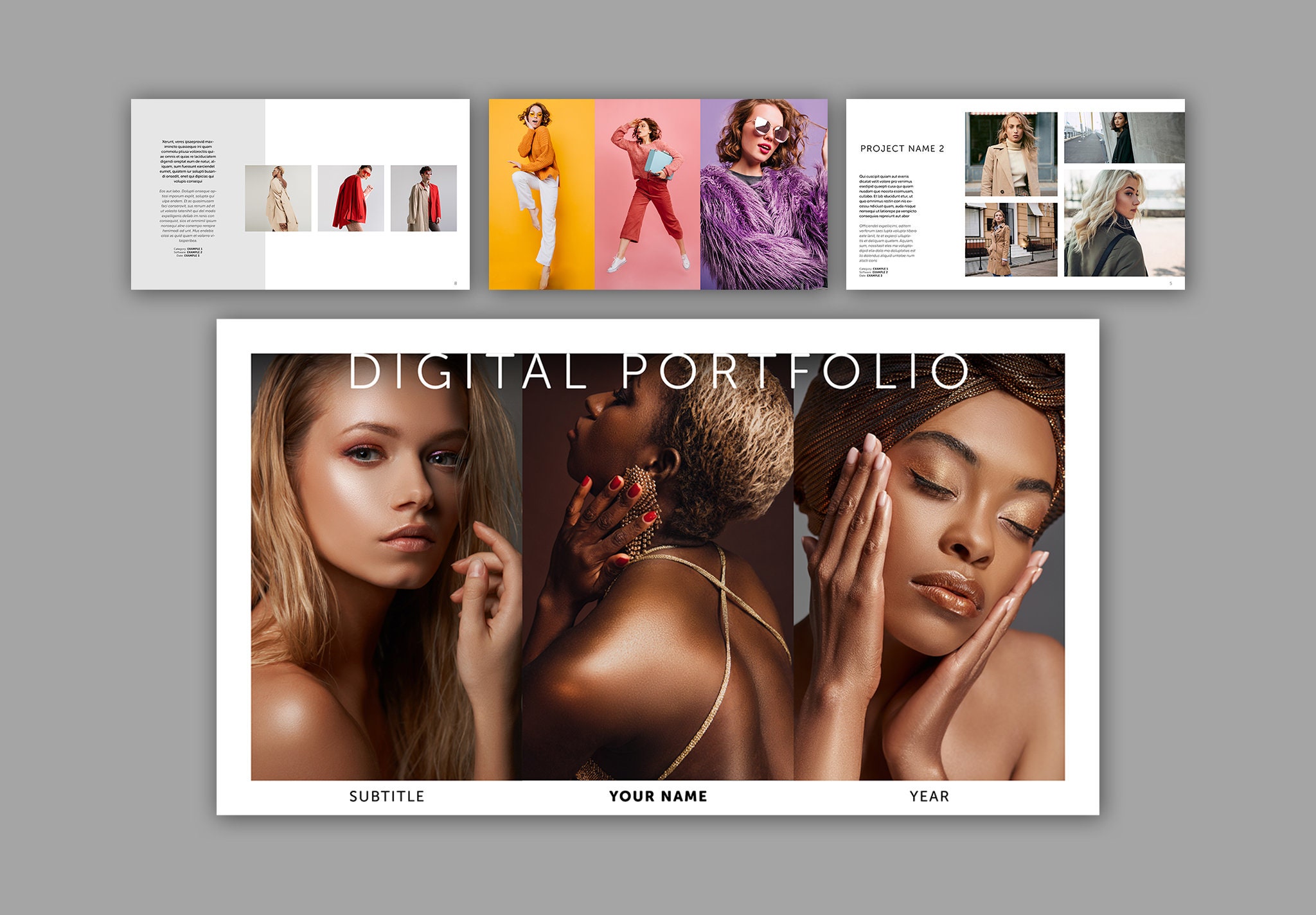Digital Portfolio Layout - Etsy
