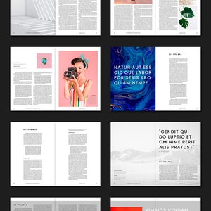Book Layout | Print Template | Indesign Template | Photography Book ...