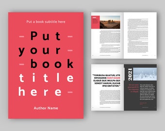 Book Layout | Print Template | Indesign Template | Photography Book ...