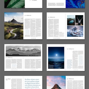 Print Book Layout | Universal Book Layout | Reading Book Layout ...
