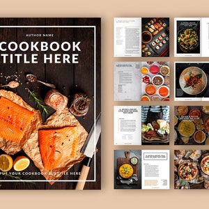 Cookbook Layout Template | Recipe Book Layout | Food Book Layout | Cook ...
