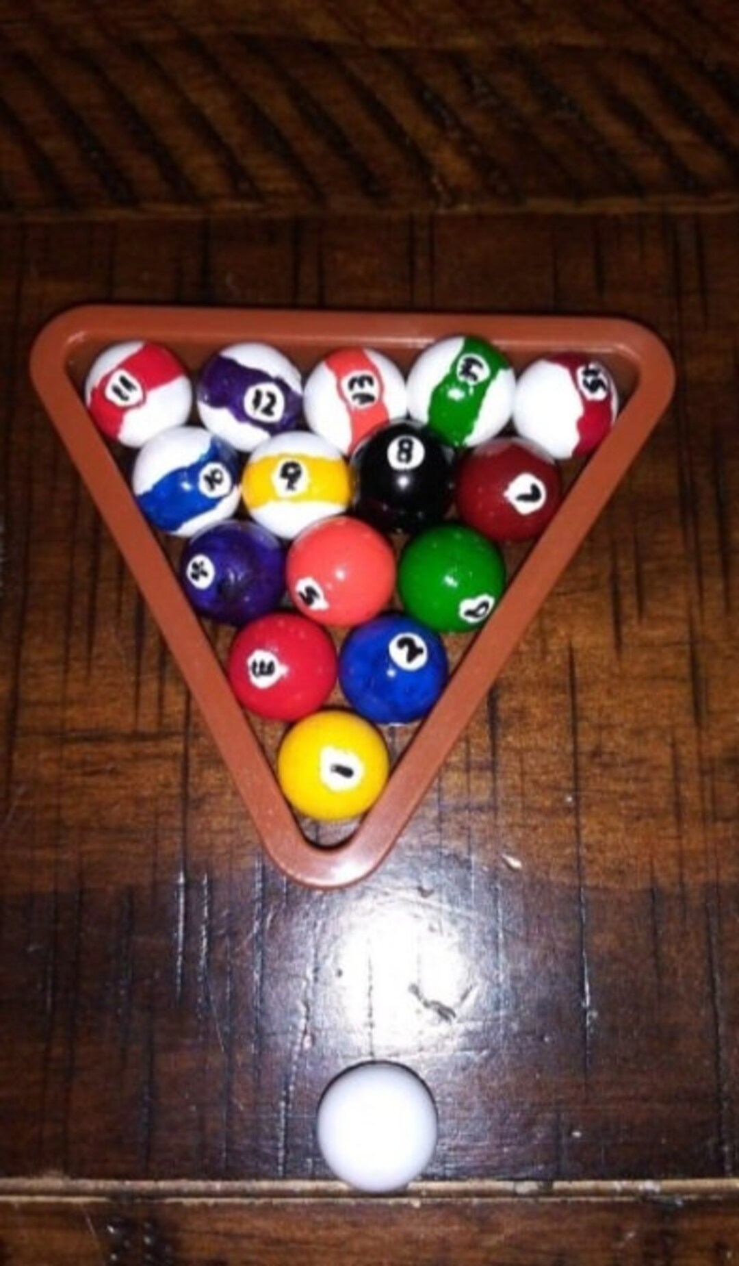 Pool Balls & Rack - Etsy