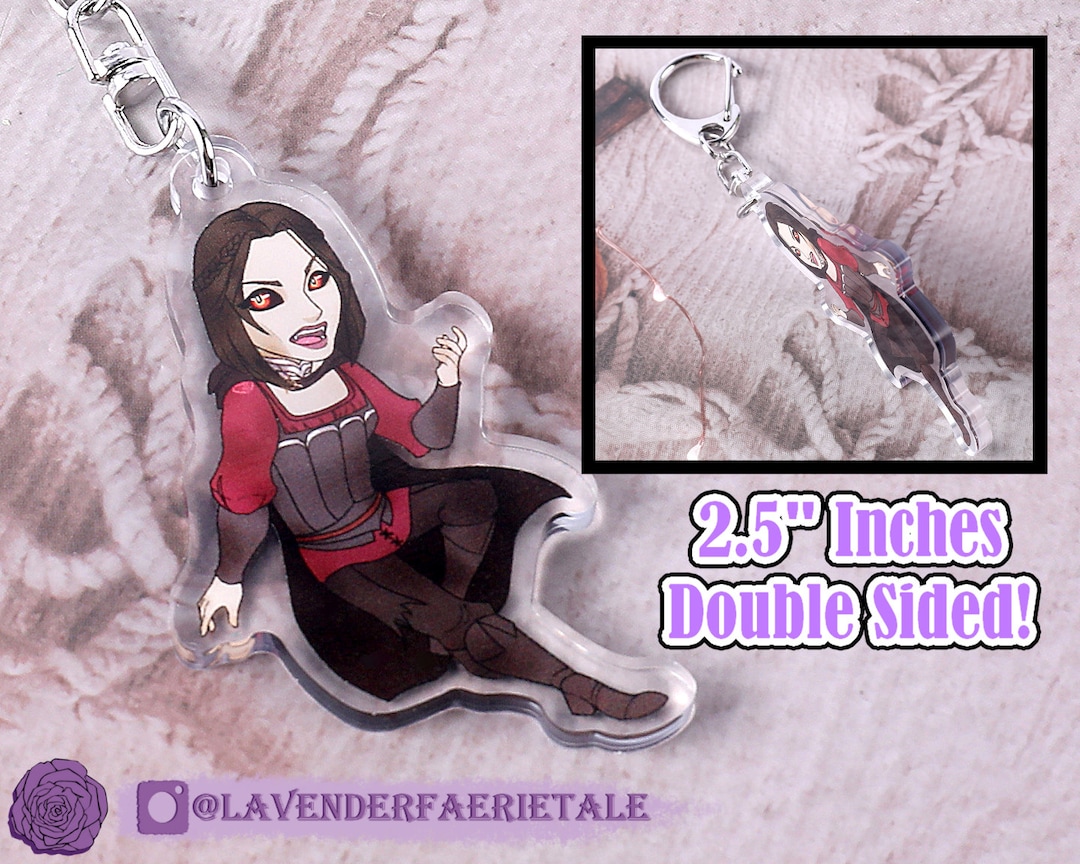 Serana Elder Scrolls Skyrim Chibi || 2.5" Inches Double Sided Charm ...