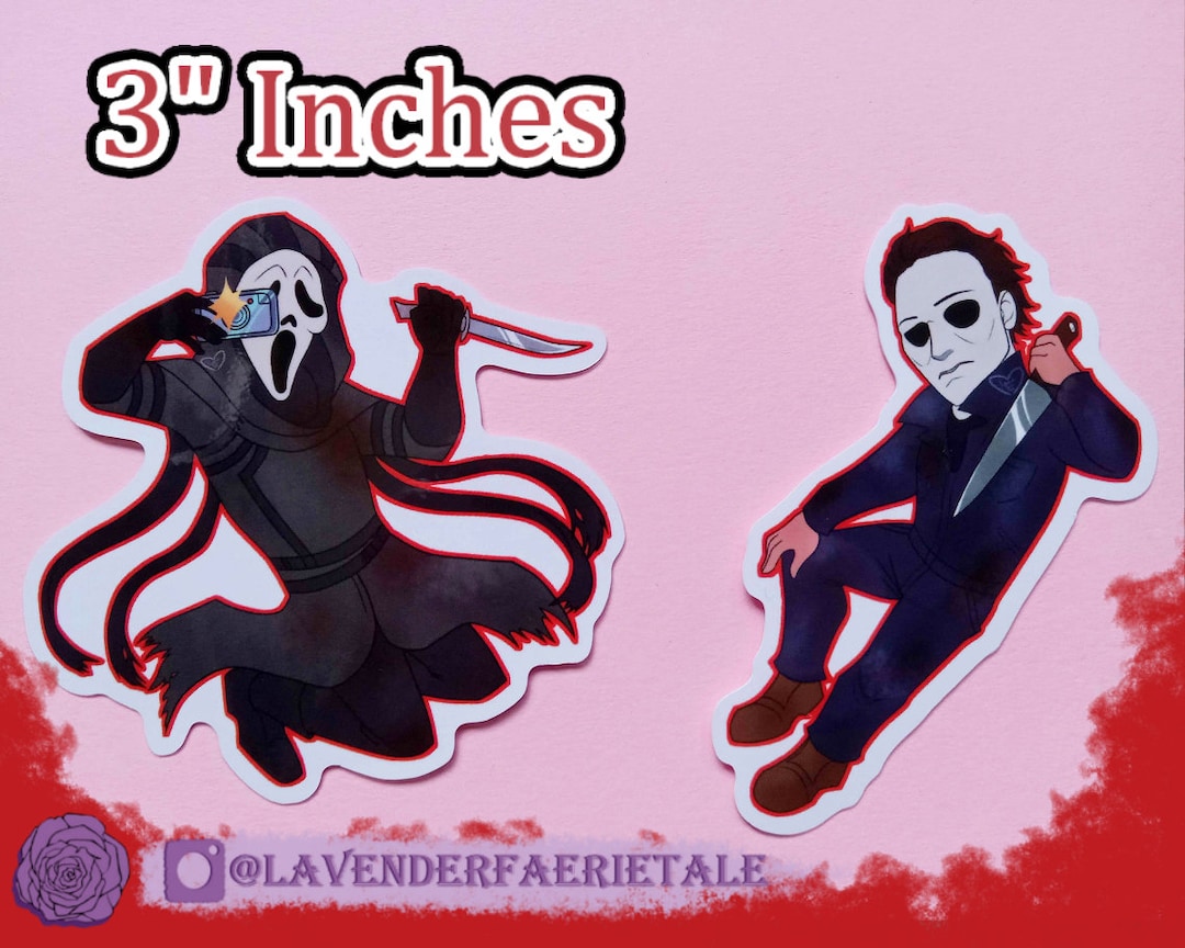 Horror Slashers Set 1 || 3" Inches Die Cut Vinyl Sticker - Etsy