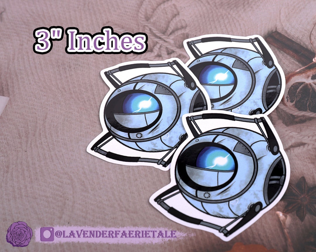Wheatley Portal 2 || 3" Inches Die Cut Vinyl Sticker - Etsy