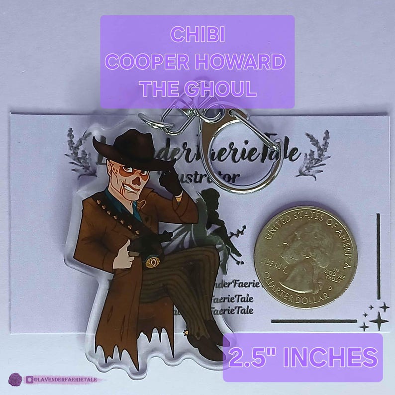 Chibi Ghouls of the Wasteland Fallout || 2.5" Inches Double Sided Charm ...