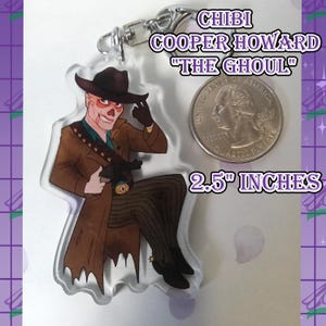 Chibi Ghouls of the Wasteland Fallout || 2.5" Inches Double Sided Charm ...