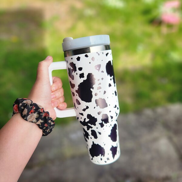 Stanley Cup Dupe Cow Print - Etsy