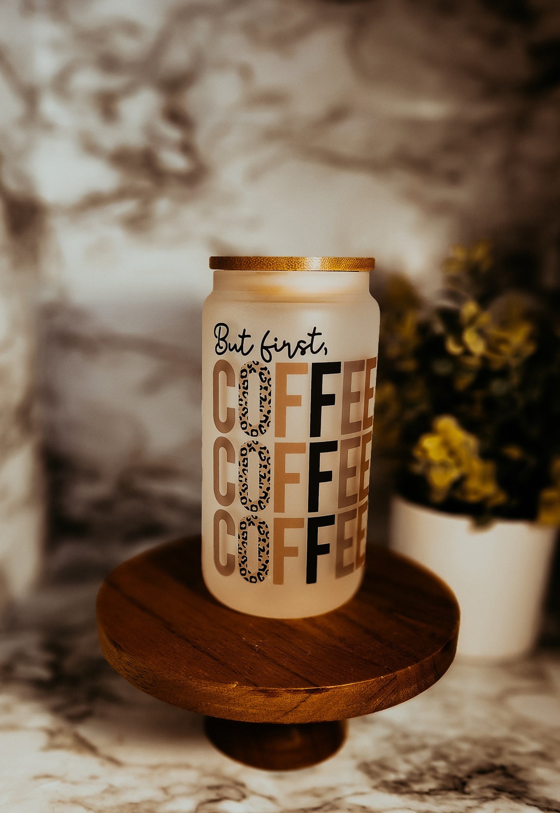 But First Iced Coffee Cup Fall Coffee Cup Iced Coffee Cup - Etsy