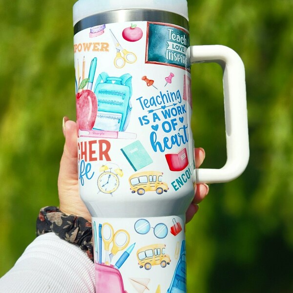 Stanley Cup Dupe Teacher - Etsy