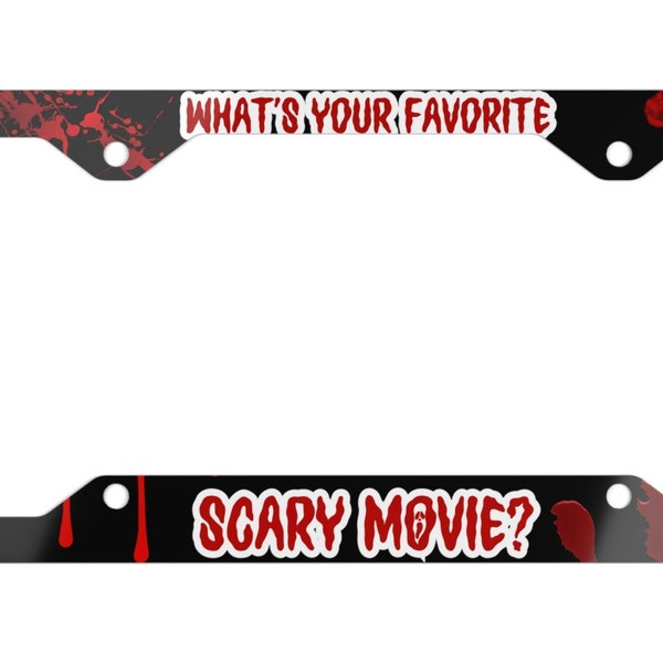 Halloween Car License Plate Frame - Etsy