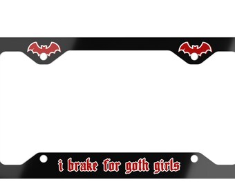 Spider License Plate Frame Horror Car Accessories Halloween - Etsy