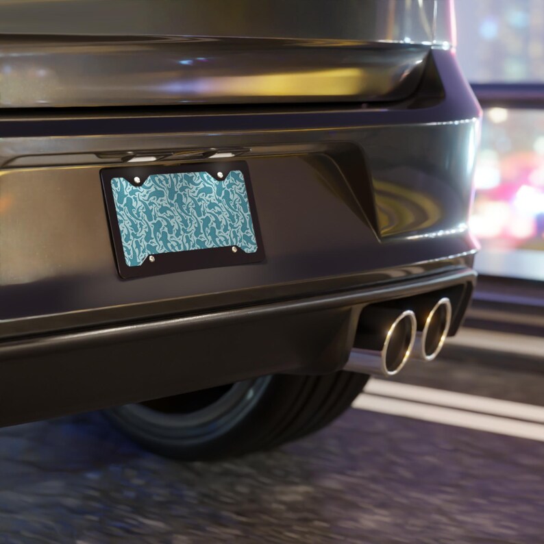 Whale Shark Pattern Front License Plate: Ocean Car Decor - Etsy