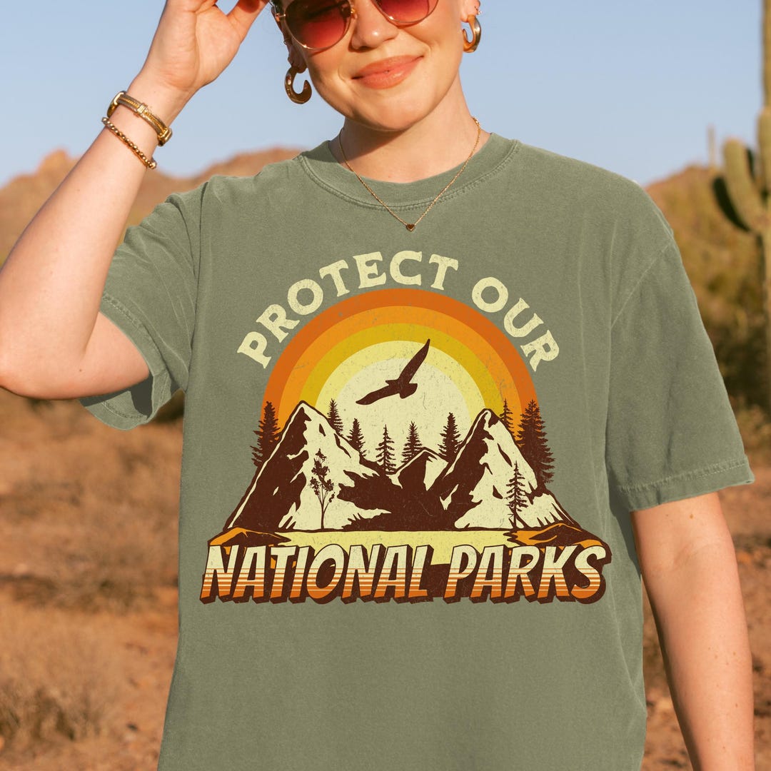 Protect Our National Parks Shirt, Conservation Comfort Colors® Tshirt ...