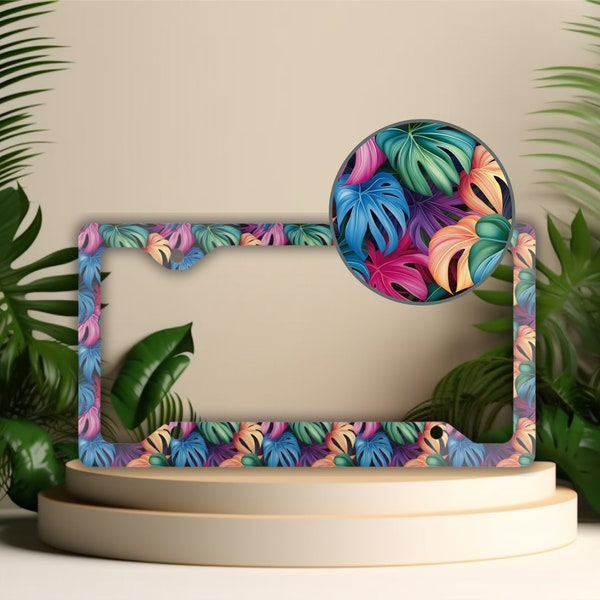 Palm Tree License Plate Holder - Etsy