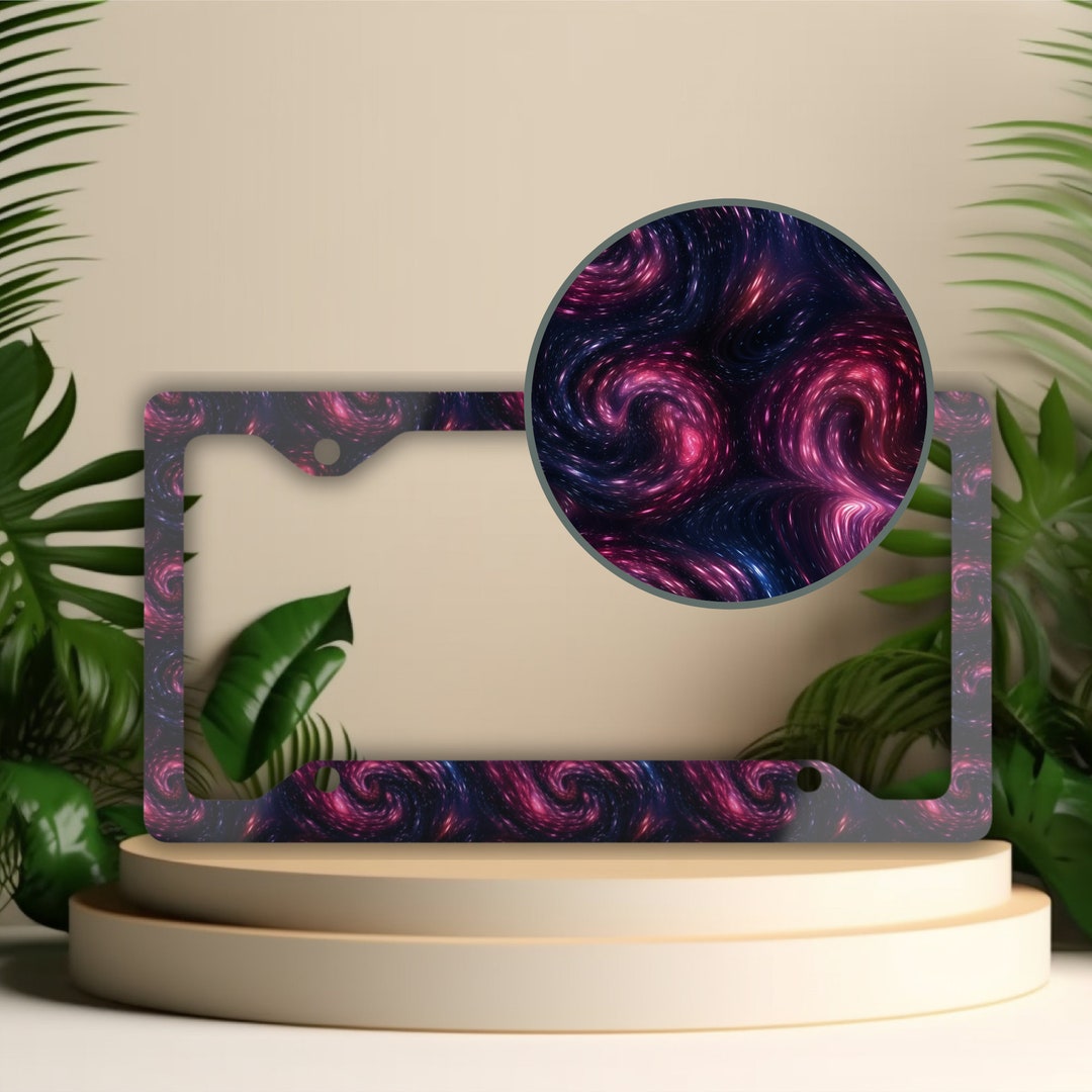 Galaxy License Plate Frame: Space Themed Car Decor - Etsy