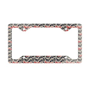 Japanese License Plate Frame, Wave Pattern Vanity Tag Holder, Car ...
