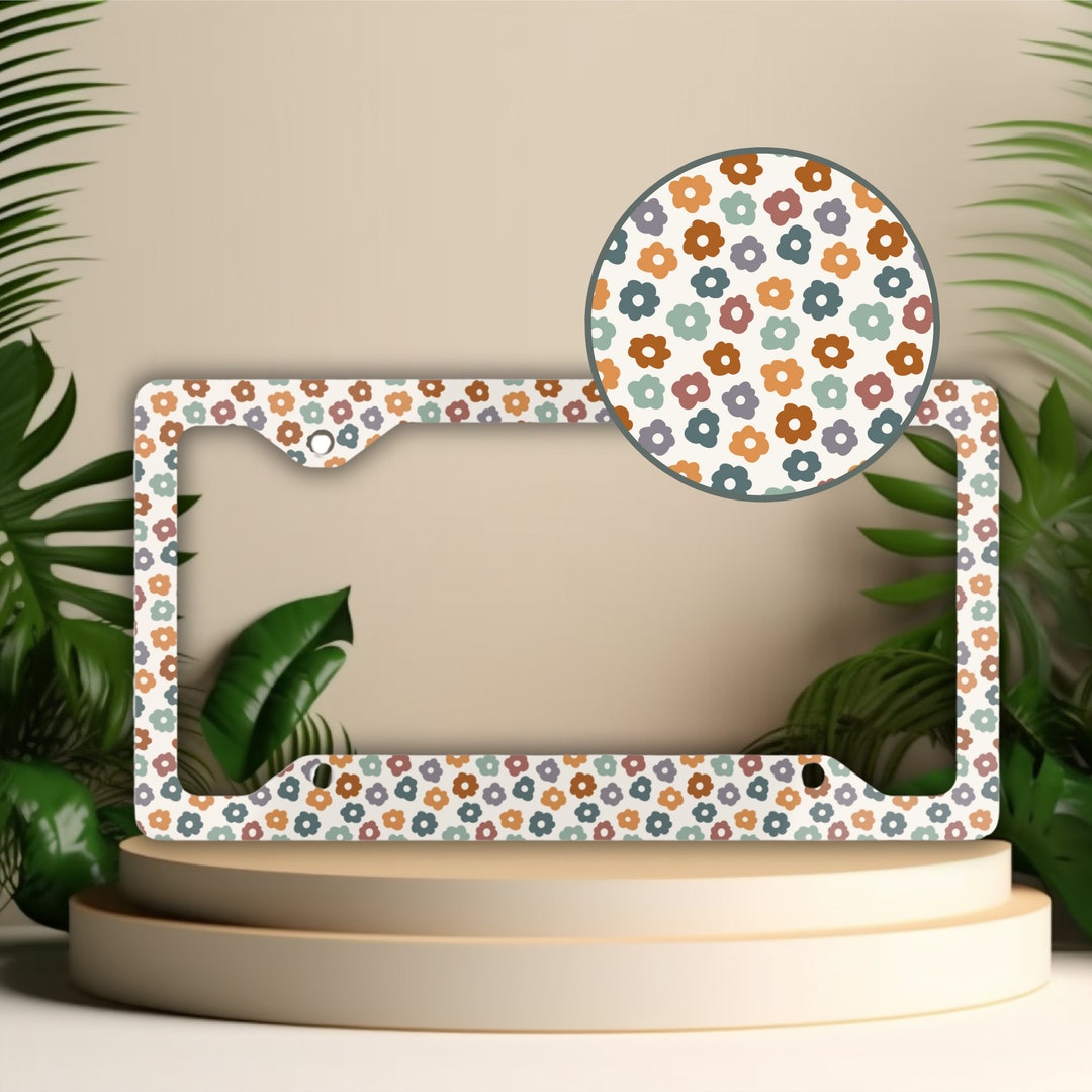 Matisse Floral License Plate Frame: Artsy Car Decor - Etsy