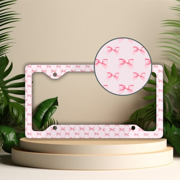 Coquette License Plates Frame - Etsy