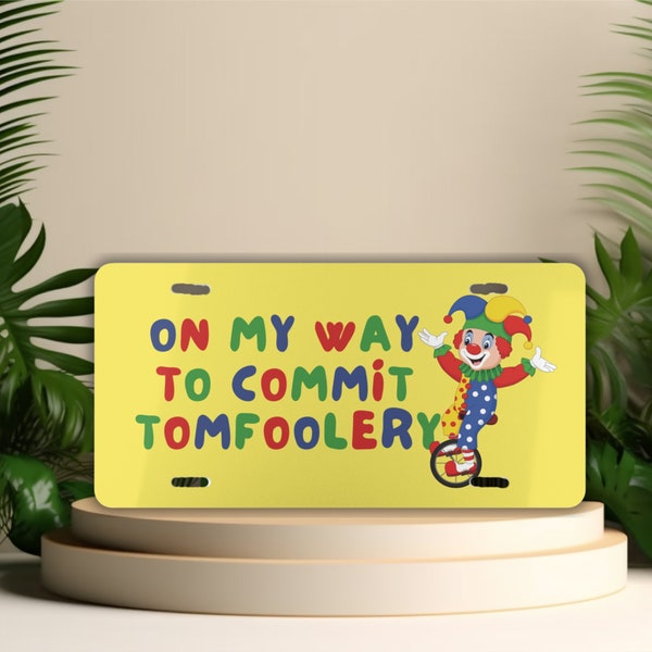 Funny License Plate Tags - Etsy