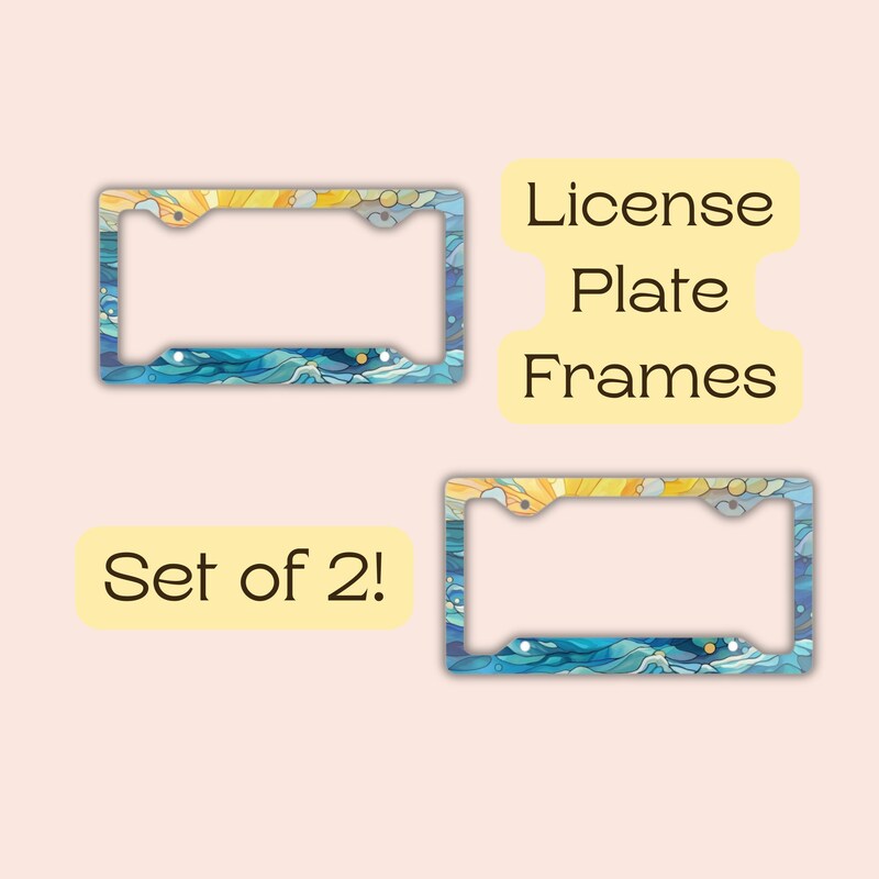 License Plate Frames - Etsy