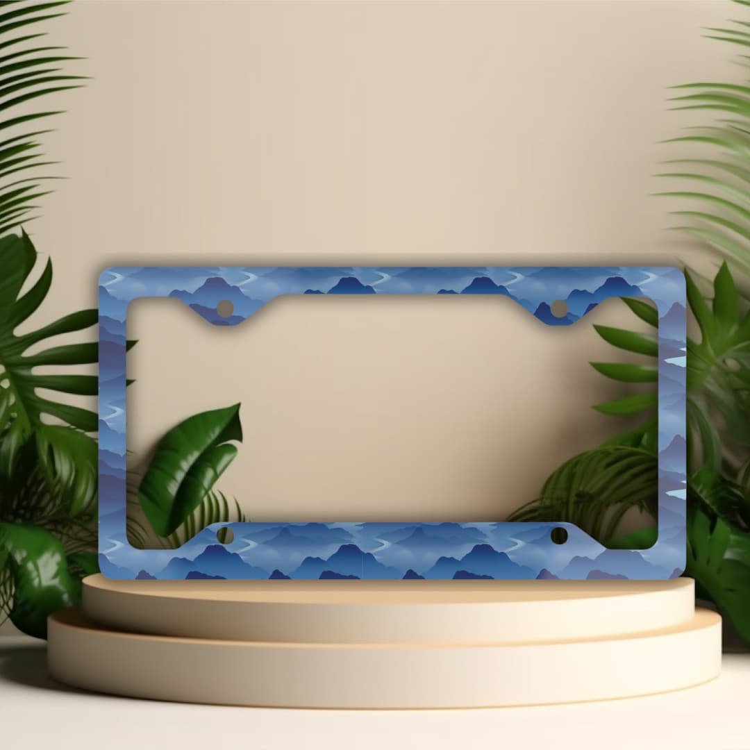 Blue Mountains License Plate Frame, Car Accessories for Men, Outdoor ...