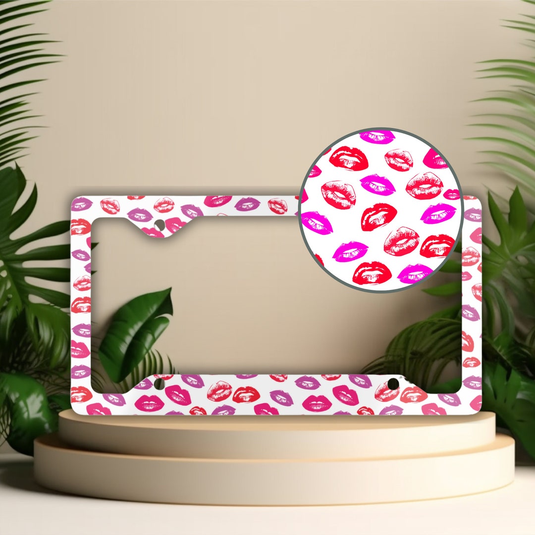 Y2K License Plate Frame, Retro Car Decor, Cute Car Accessories ...