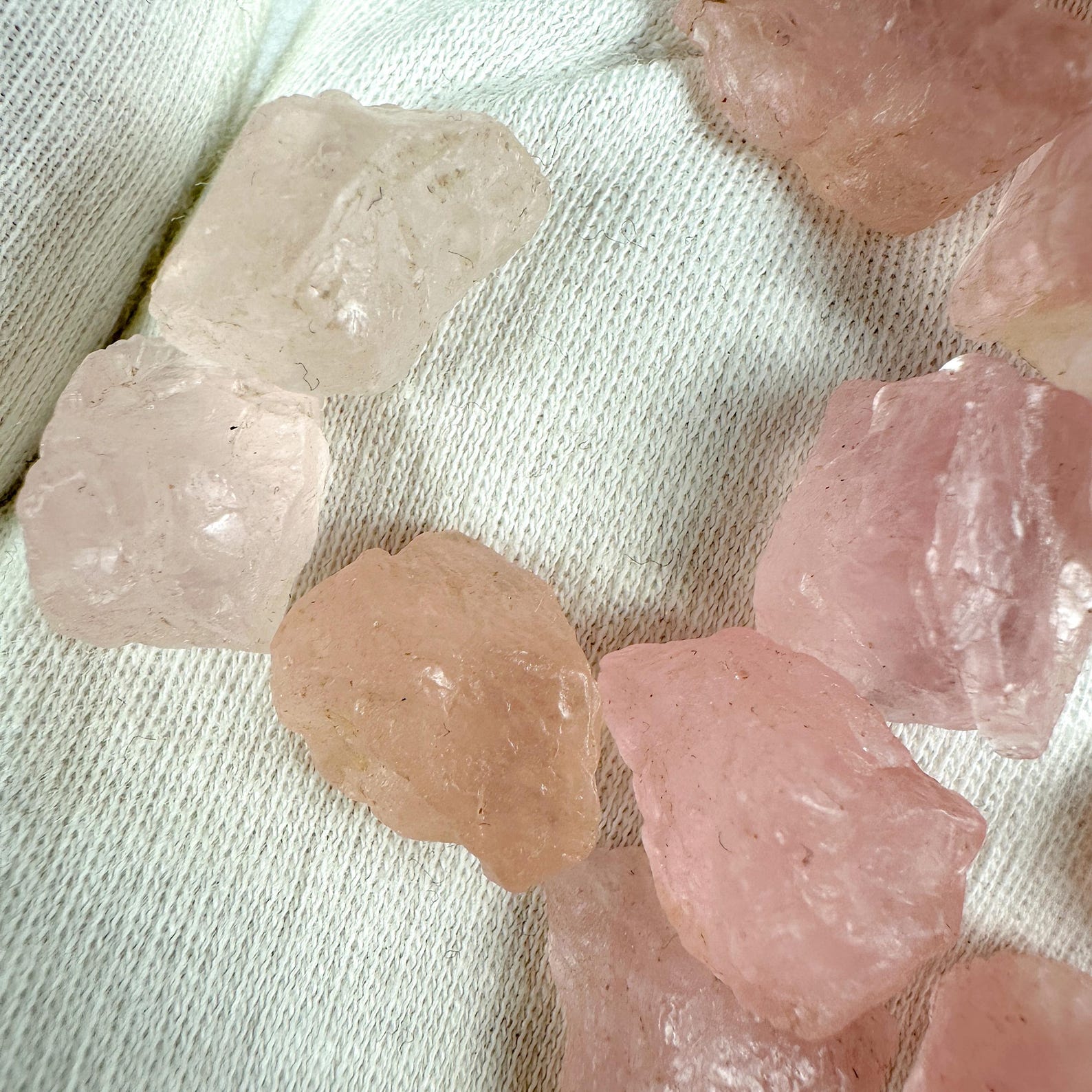 Natural Raw Morganite Stone / Rough Pink Beryl Crystal / Love ...
