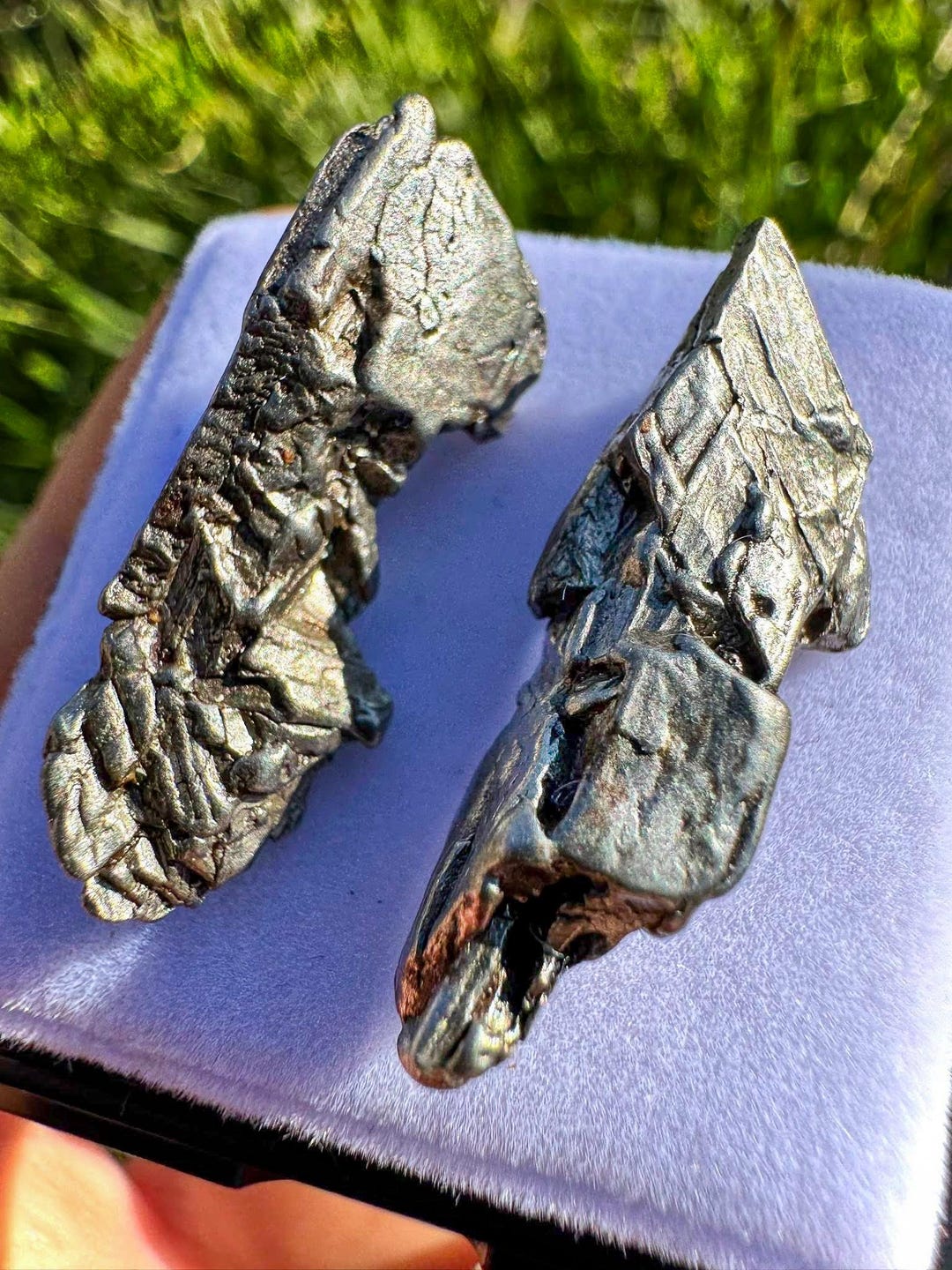 Genuine Aletai Iron Meteorite / From the Asteroid Belt Between MARS AND ...