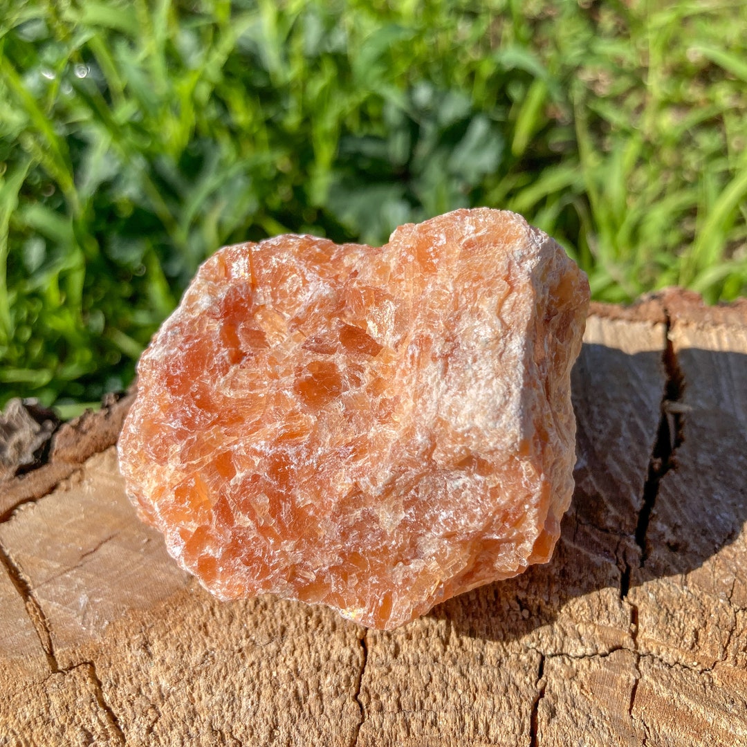 Raw Orchid Calcite Crystal / Rough Creativity Stone / Passion ...