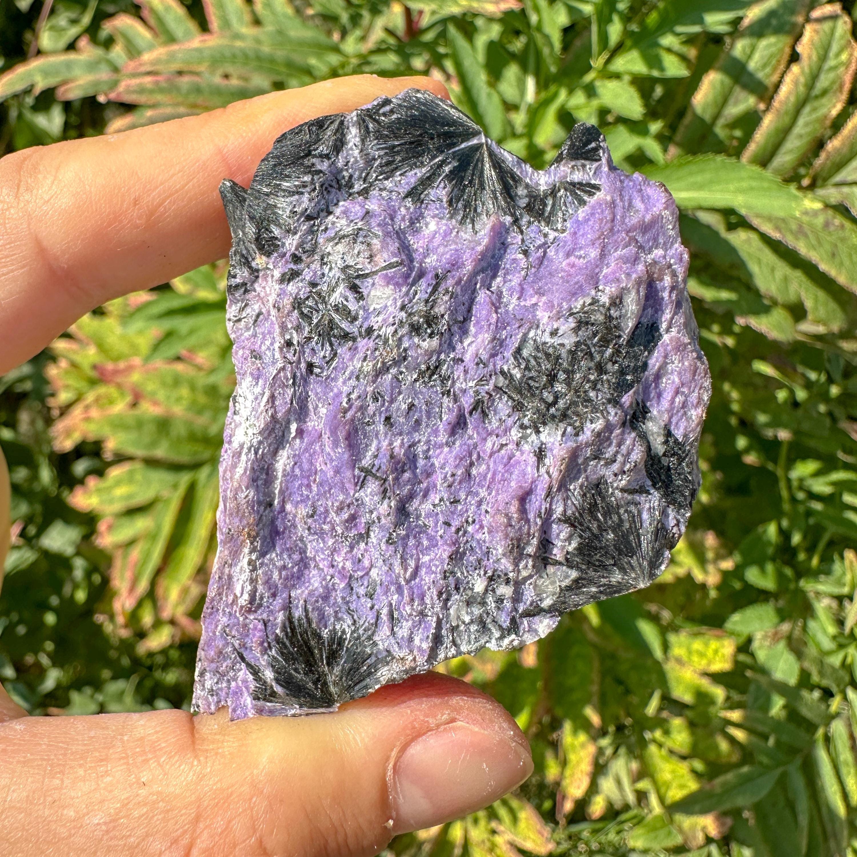 Raw Charoite Stone / Rough Natural Charoite Crystal / High Quality ...