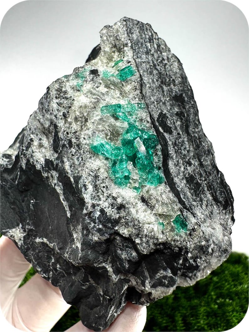 TOP! From the Legendary Mines in COLOMBIA – Raw EMERALD! – Health ...