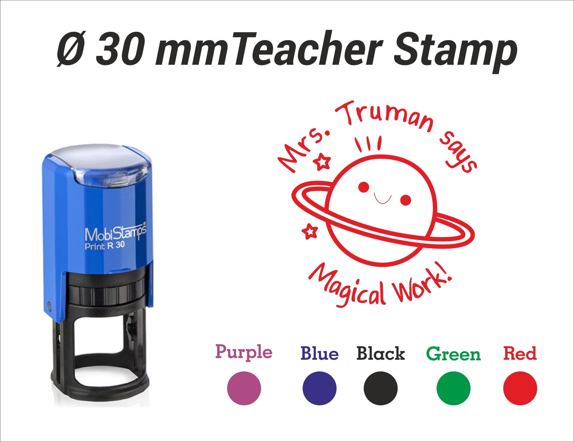 Custom Teacher Stamps Gifts, Teacher Stamp, Personalized Teacher Award ...