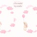 Baby Girl Bunny Watercolor Clip Art, Rabbit, Nursery Decor, Kids ...