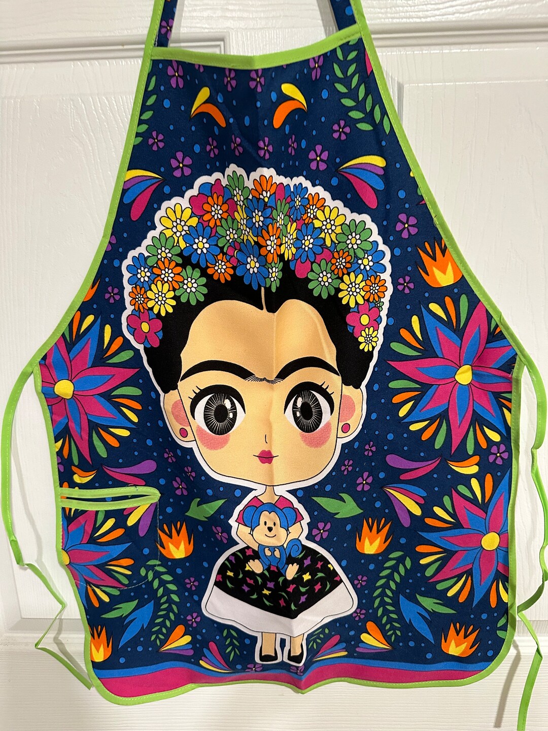 Frida Kahlo Graphic Apron, Frida Kahlo Apron, Mexican Aprons, Graphic ...