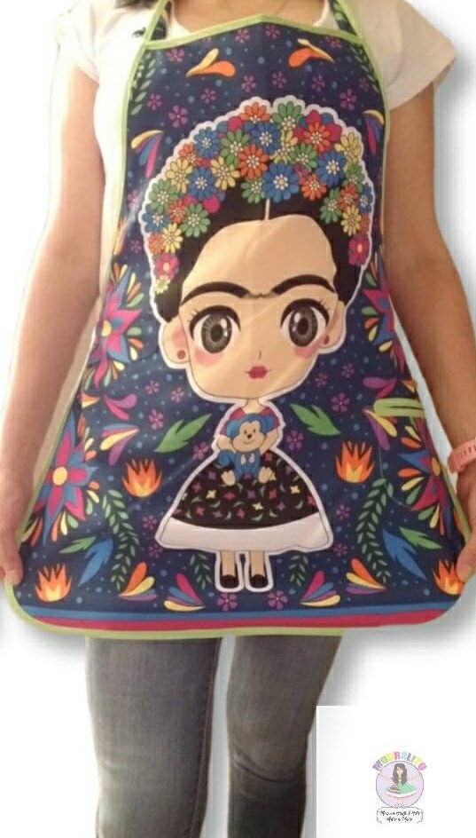 Frida Kahlo Graphic Apron, Frida Kahlo Apron, Mexican Aprons, Graphic ...